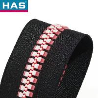 China #10 Plastic Zippers Lightweight Black Invisible Zipper Two way for sale