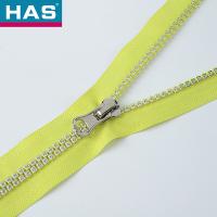 China Closed End Plastic Zippers Eco Friendly Orange Invisible Zipper Durable for sale