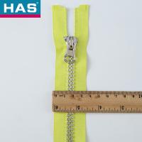 China Closed End Plastic Zippers Eco Friendly Orange Invisible Zipper Durable for sale