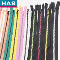 China Two Way Resin Zipper Customized Plastic Teeth Zipper Durable for sale