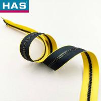 China Two Way Resin Zipper Customized Plastic Teeth Zipper Durable for sale