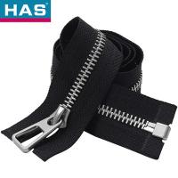 China #3 #5 #7 #8 #10 #12 Y Teeth / Corn Teeth Metallic ZippersDouble Ended Zipper for sale
