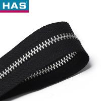 China #3 #5 #7 #8 #10 #12 Y Teeth / Corn Teeth Metallic ZippersDouble Ended Zipper for sale