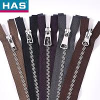China 2 Way Metal Zipper Y Teeth Zipper For Shoes Clothing Bags for sale