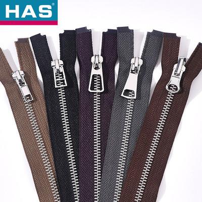 China 2 Way Metal Zipper Y Teeth Zipper For Shoes Clothing Bags for sale
