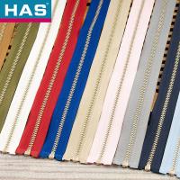 China #5 Alloy Custom Made Zippers Open end Zipper Y Teeth For Bags for sale