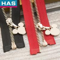 China #5 Alloy Custom Made Zippers Open end Zipper Y Teeth For Bags for sale