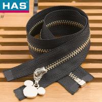 China #5 Alloy Custom Made Zippers Open end Zipper Y Teeth For Bags for sale