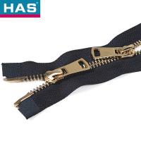 China Garment Metal Zippers Durable Clothing Zippers corn Teeth Perfect Style for sale