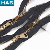 China Garment Metal Zippers Durable Clothing Zippers corn Teeth Perfect Style for sale