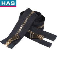 China Garment Metal Zippers Durable Clothing Zippers corn Teeth Perfect Style for sale