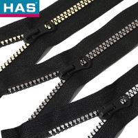 China #3 #5 #8 #10 Corn Teeth Plastic ZippersBlack Plastic Zip For Long Lasting Bags for sale