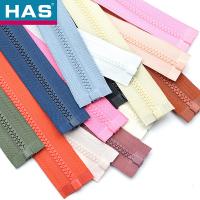 China #5 Durable Plastic Zippers Invisible Open End Nylon Zipper For Home Textiles for sale