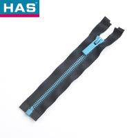 China #10 Customizable Metal Zipper Multi Color Zipper Blue With Auto Lock Slider for sale