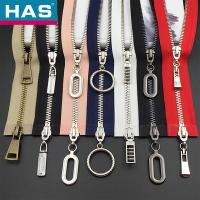 China #5 Versatility Metal Zipper Slider Gold Black Brass Zipper Slider for sale