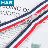 China #12 Stainless Steel Zippers Customizable Metal Open End Zipper Durable for sale