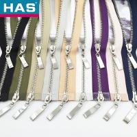China #7 #8 Smooth Two Way Metal Zip Auto Lock Slider Zipper Precise Precise for sale