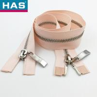 China #7 #8 Smooth Two Way Metal Zip Auto Lock Slider Zipper Precise Precise for sale