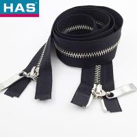 China #7 #8 Smooth Two Way Metal Zip Auto Lock Slider Zipper Precise Precise for sale