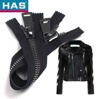 China #12 Big Teeth Heavy Duty Brass Zipper Two Way Open End Zipper for sale
