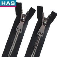 China #12 Big Teeth Heavy Duty Brass Zipper Two Way Open End Zipper for sale