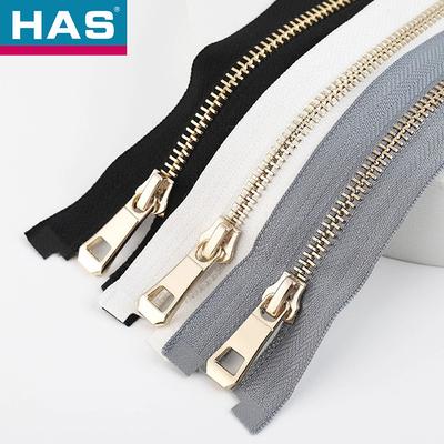 China #12 Heavy Duty Metal Zipper Double Ended Zip For Bags Easy To And Install for sale