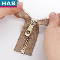 China #12 Heavy Duty Metal Zipper Double Ended Zip For Bags Easy To And Install for sale