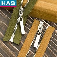 China #3 #5 #8 Open End Zipper Y Teeth Metal Jacket Zipper For Clothing for sale