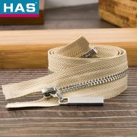 China #3 #5 #8 Open End Zipper Y Teeth Metal Jacket Zipper For Clothing for sale