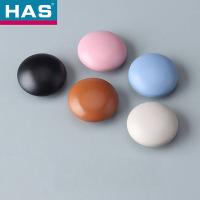 China Plastic 30mm Coat Buttons Red / White Polymer Button For Clothing for sale
