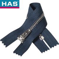 China #4 Y-Tooth Stainless Steel Closed-End Spring-Head Zipper for Jeans for sale
