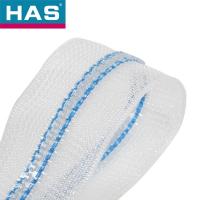 China #5 Blue Resin Zippers with Transparent Plastic Strip Package for Clothing or Luggage for sale