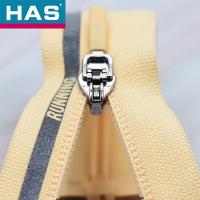 China #3 #5 Reflective Nylon Tape with Reverse Installation Open-End Zipper for Garment for sale