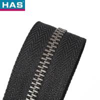 China #5 Gunmetal Yellow Brass Y-Shaped Teeth Closed End Metal Zipper for Garment for sale