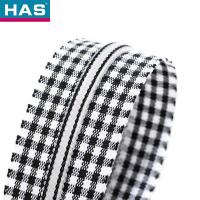 China #5 Open-End Black & White Checkered Nylon Zipper Closure For Clothing Or Luggage for sale