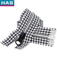 China #5 Open-End Black & White Checkered Nylon Zipper Closure For Clothing Or Luggage for sale