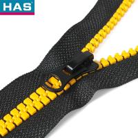 China Durable Resin Wave Tooth Creative Zipper In Various Colors Lightweight And Convenient For Clothing for sale