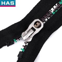 China Eco-friendly Color Thermal Transfer Resin Zipper With Openable Tail For Clothing Any Length Customizable for sale
