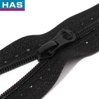 China Round-Hole Open-Tail Nylon Zipper For Clothing Or Luggage In Eco-Friendly Tape Color for sale