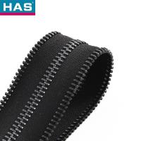 China Garment Zipper Four-Sided Teeth Zipper for Clothing in Copper Metal for sale