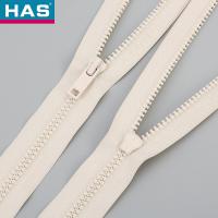 China Plastic Teeth Customized Resin-Ended Rectangular Sheet Zipper For Travel Gear Or Clothing for sale