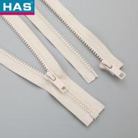 China Plastic Teeth Customized Resin-Ended Rectangular Sheet Zipper For Travel Gear Or Clothing for sale