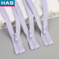 China #3 Customizable Nylon Resin Reverse Zipper With Open End For Clothing for sale