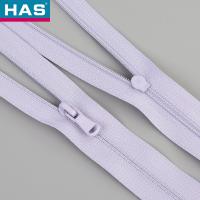 China #3 Customizable Nylon Resin Reverse Zipper With Open End For Clothing for sale