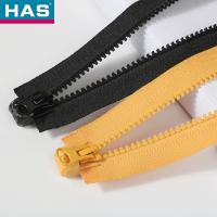 China Customizable Resin Zipper With Magnetic Magnet And Open Tail for sale