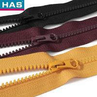 China Customizable Resin Zipper With Magnetic Magnet And Open Tail for sale