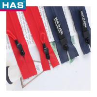 China #5 Waterproof Resin Zipper With Closed-End And Fine-Tooth Plastic Head for sale