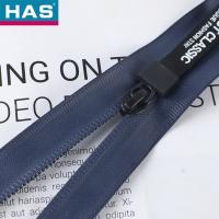 China #5 Waterproof Resin Zipper With Closed-End And Fine-Tooth Plastic Head for sale