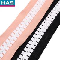China #30 Pink Plastic Zipper With Closed Tail For Luggage Or Bags for sale