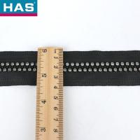 China #10 Diamond Resin Zipper With Colored Tooth And Open Tail For Garment for sale